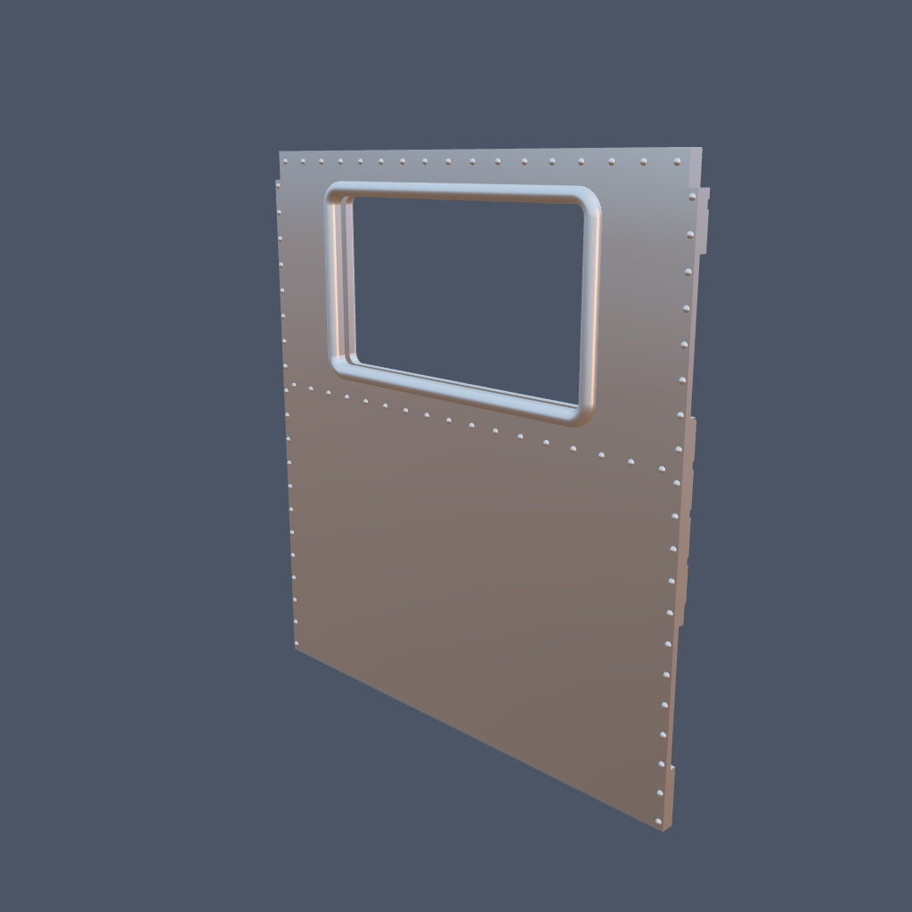 ROG 359 Peterbilt Sleeper Rear Panel with Window – ModelTruckParts.com
